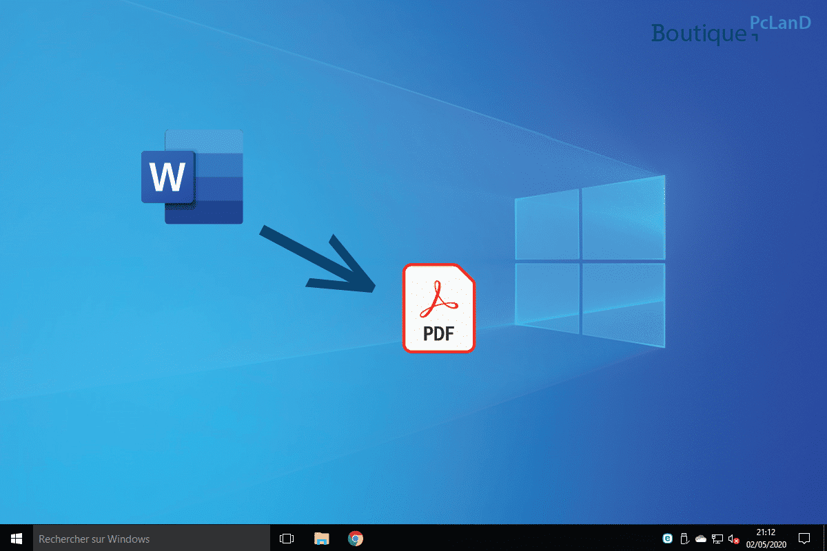 comment faire pour créer un dossier pdf (via word) | Boutique PcLanD