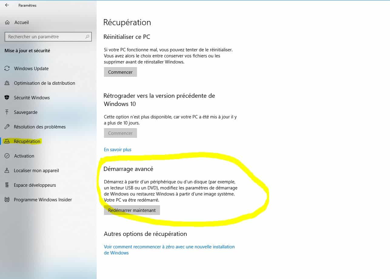 Démarrer en mode sans échec Windows 10 | Boutique PcLanD