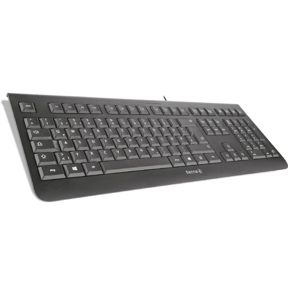 TERRA Keyboard 1000 Corded [FR] USB black/noir | Boutique PcLanD